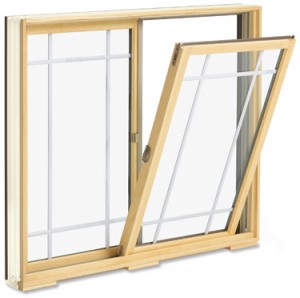 Custom Wood Glider Windows